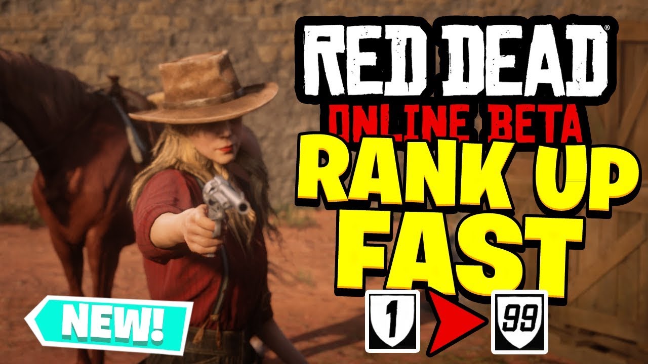 Red Dead Redemption 2 Online - RANK UP FAST! (Red Dead Online Beta ...