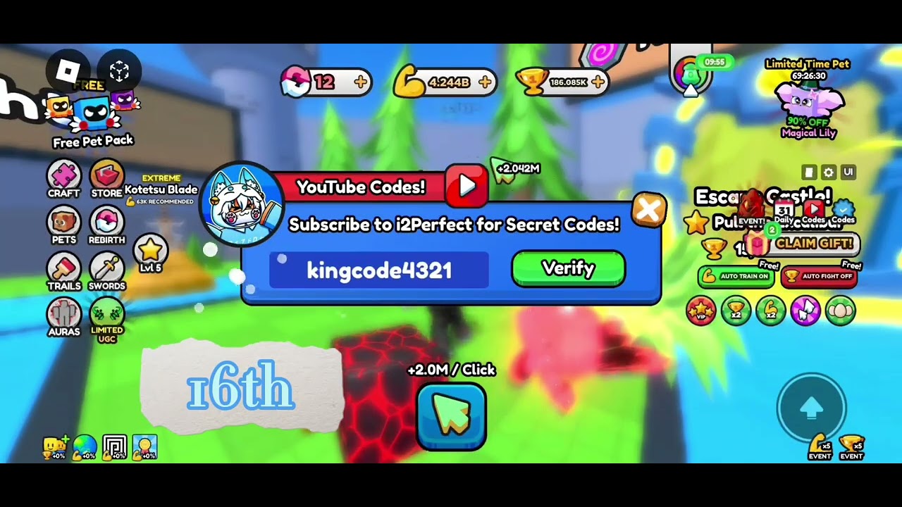 Roblox "pull a sword". All 26 codes. - YouTube