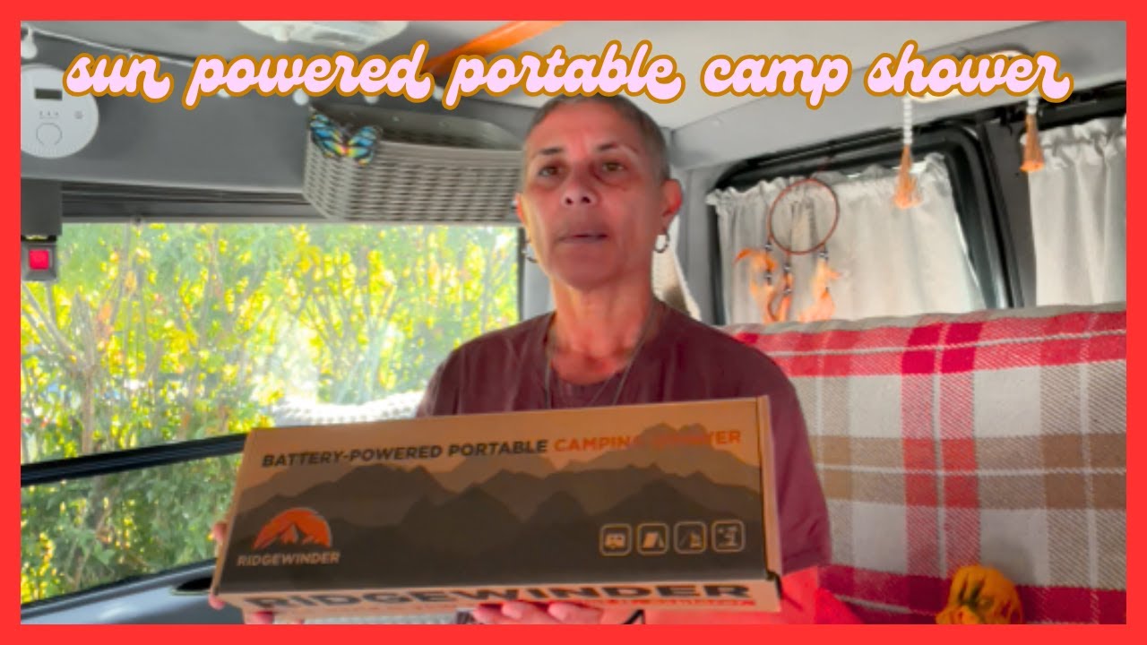 Off-Grid Shower Anywhere! Testing a Battery-Powered Solar Camp Shower ...