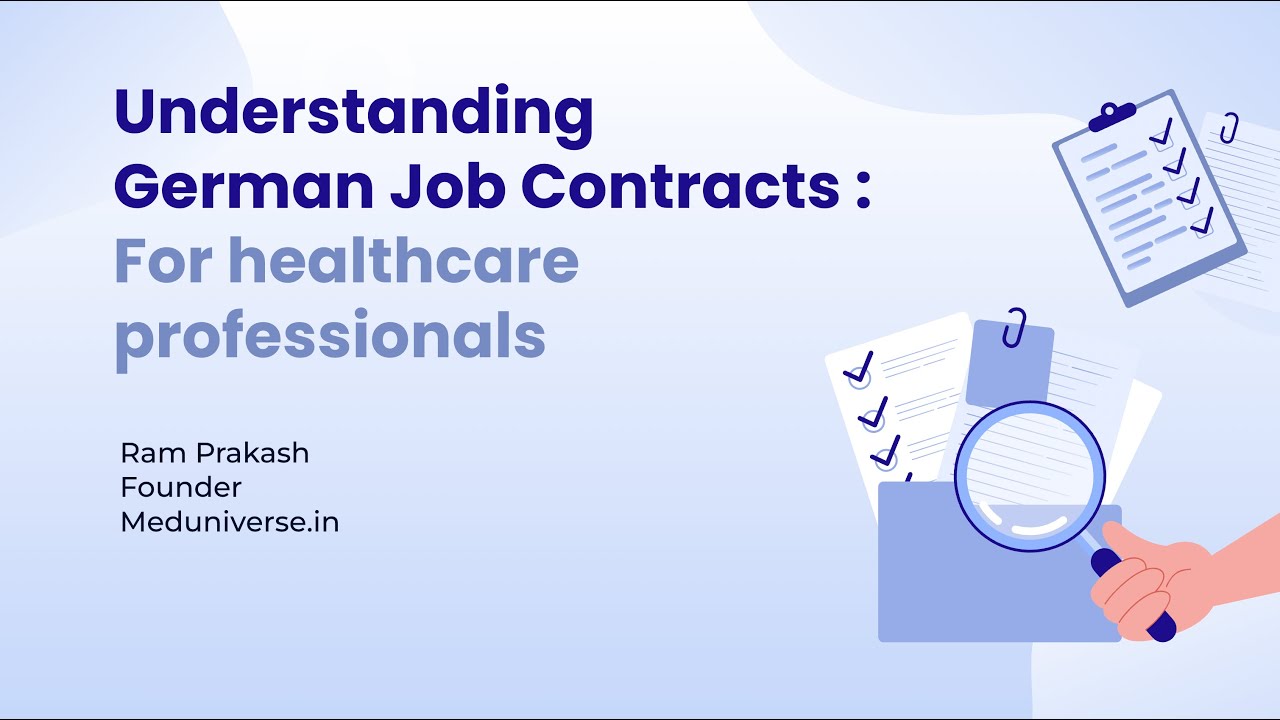 German Job Contracts for Physiotherapists & Nurses | What to Check ...