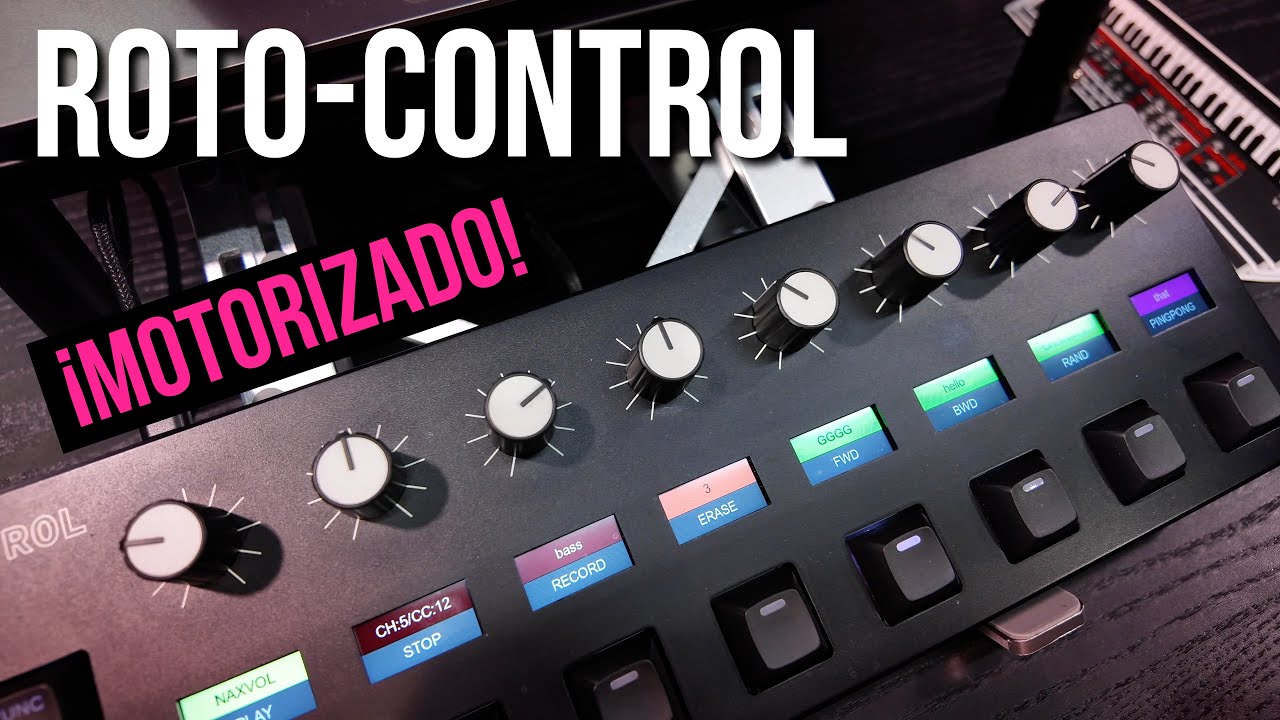 ROTO-CONTROL: un CONTROLADOR con perillas MOTORIZADAS - YouTube