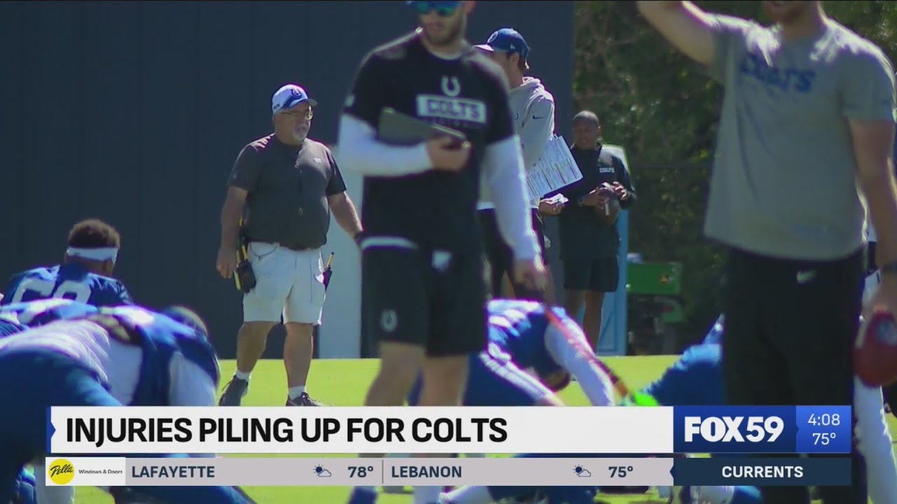 Colts face growing number of injuries - YouTube