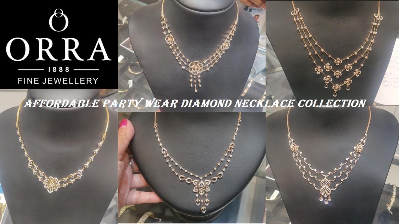 ORRA Party Wear Diamond Necklace Starting at Just Rs.1,00,000/-😱😱 ...