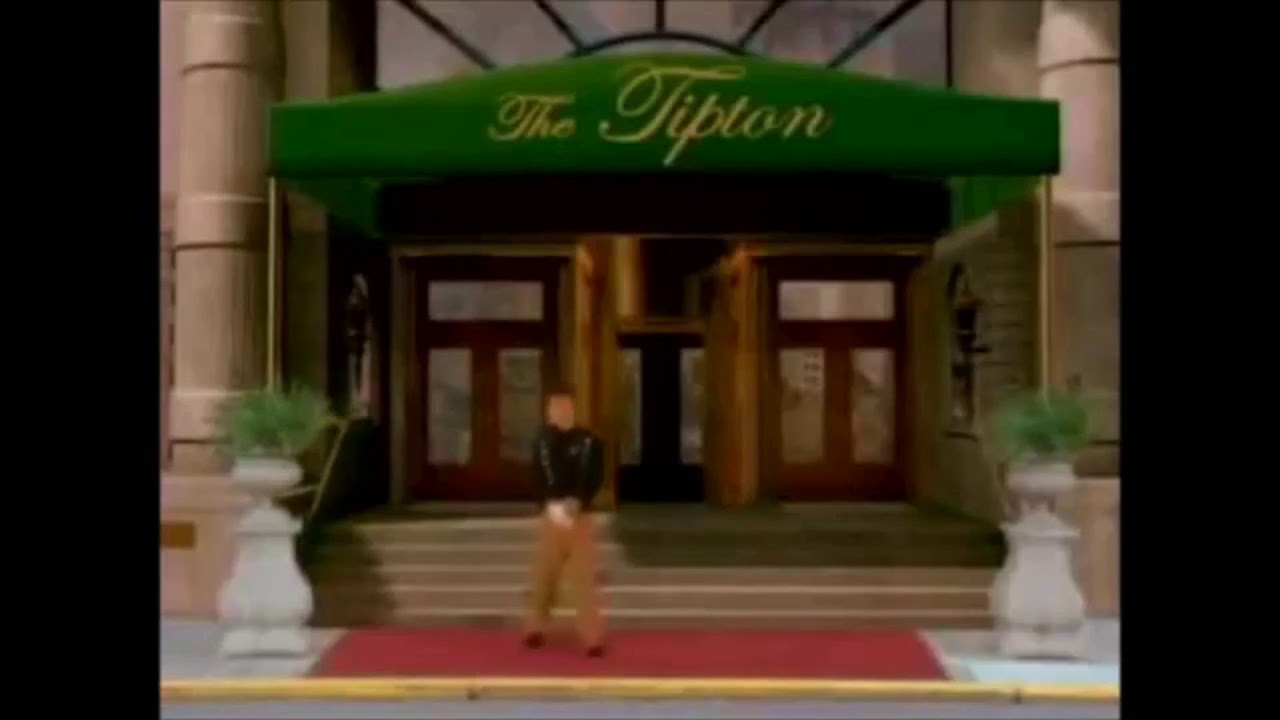 POV: your outside the Tipton Hotel while they're filming the commercial ...