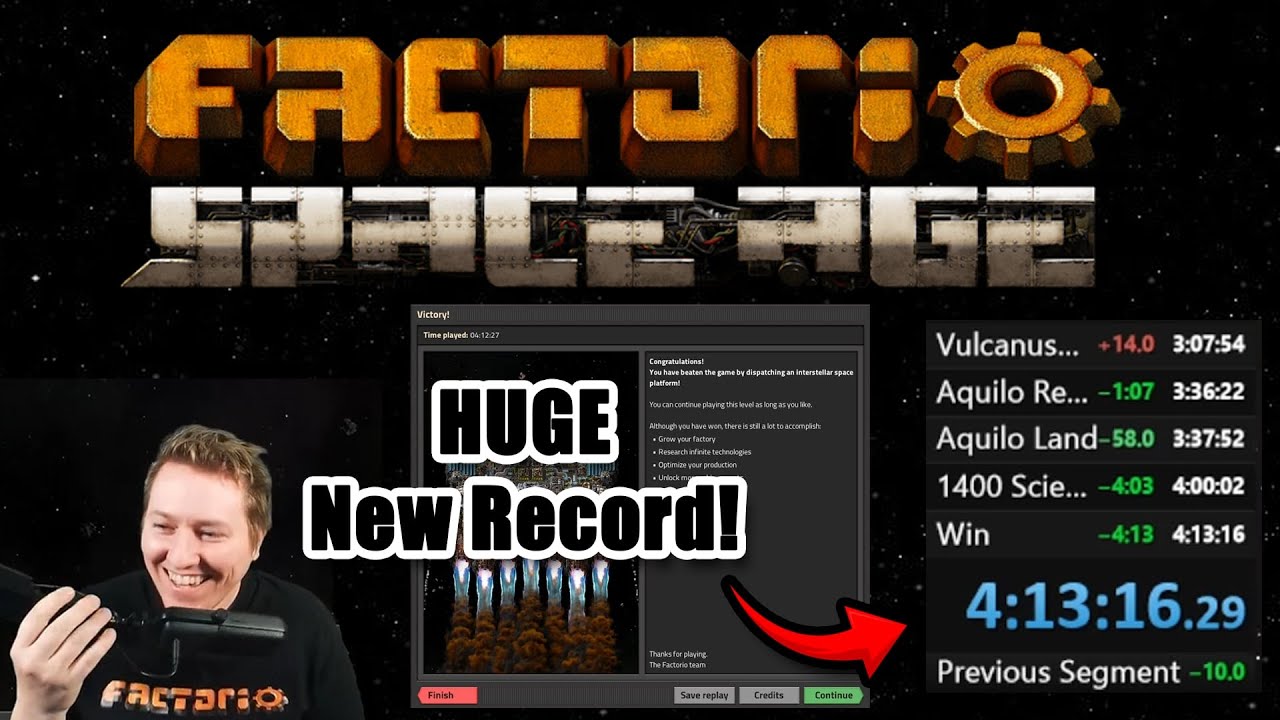 Space Age World Record 4:13:16! - YouTube