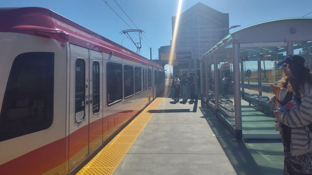 CALGARY CTRAIN: Franklin LRT Station (full station tour) - "Radisson ...