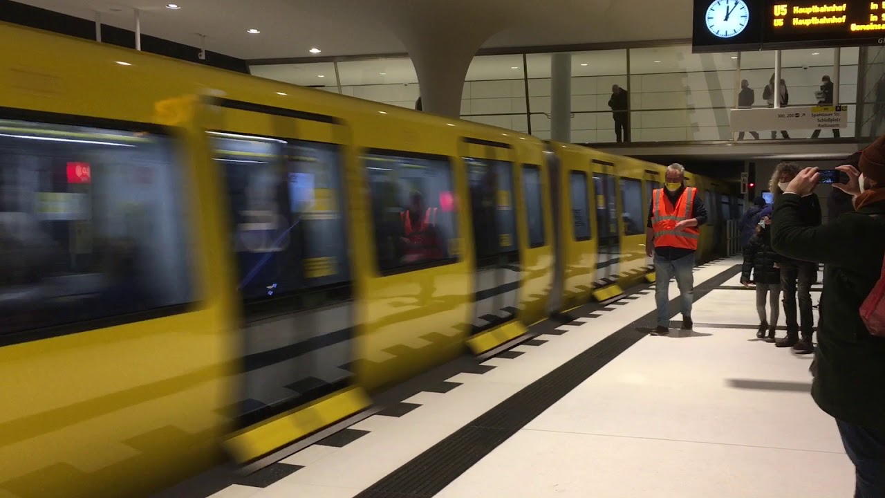 Die neue U5! Alexanderplatz - Brandenburger Tor (Berlin) - YouTube