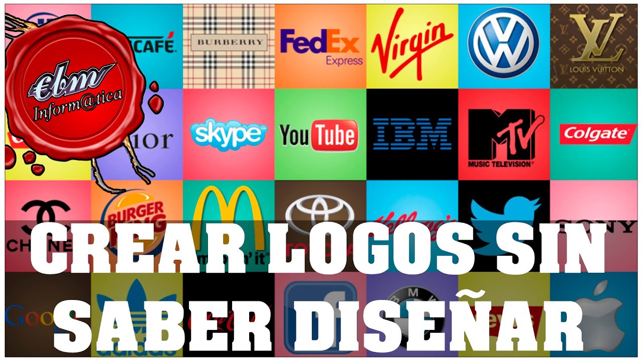 OPCIONES PARA CREAR LOGOS, SIN CONOCIMENTOS DE DISEÑO - YouTube