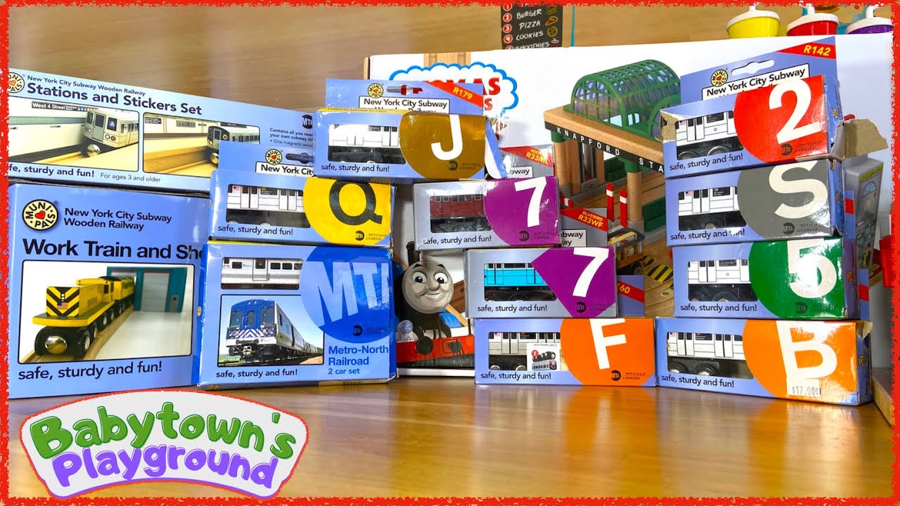 Unboxing Subway Train Toys on Thomas & Friends Railway - YouTube