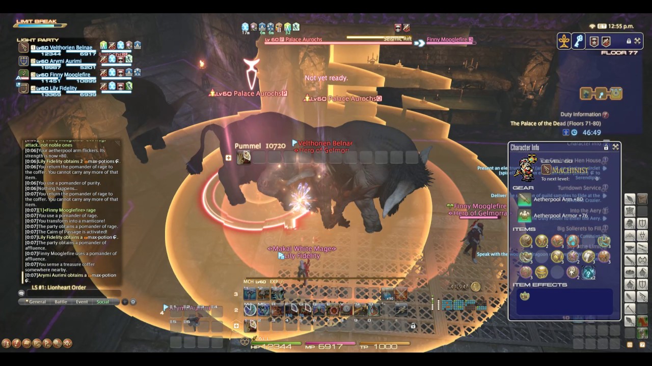 ::FF XIV, PotD(Floor 71-80):: tehcalipwnt plays FFXIV! with ...