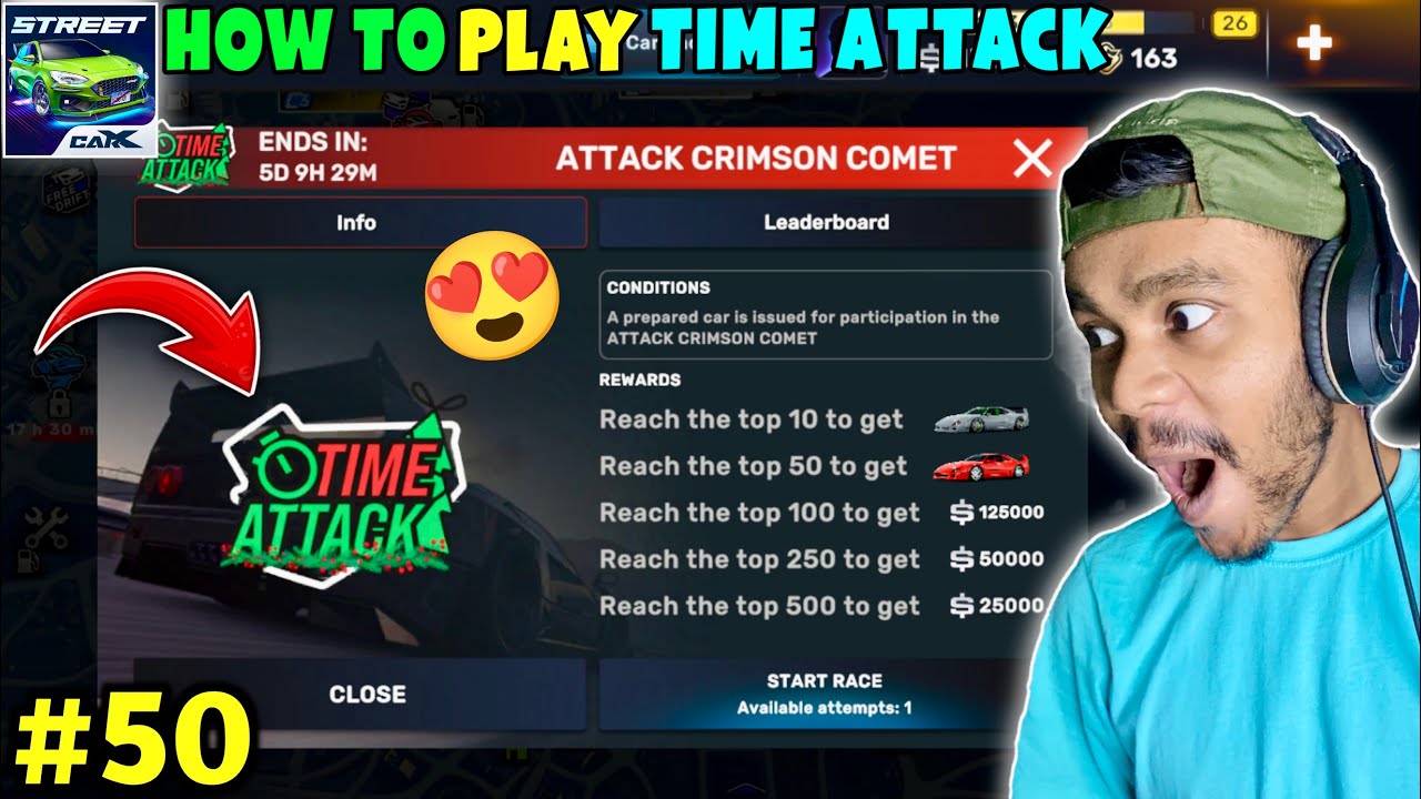 CarX Street - How to Play 🔥 Time Attack laps and GET A FREE CAR on ...