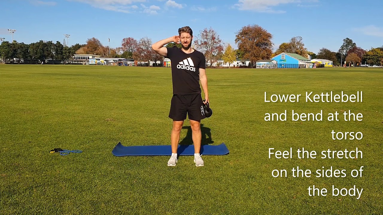 Kettlebell Lateral Side Bends - YouTube