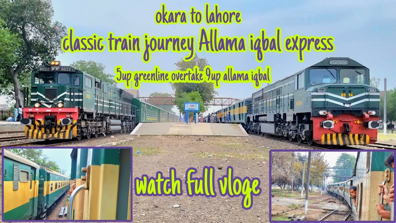Classic Journey on Economy Class Train Allama Iqbal Express|Green Line ...