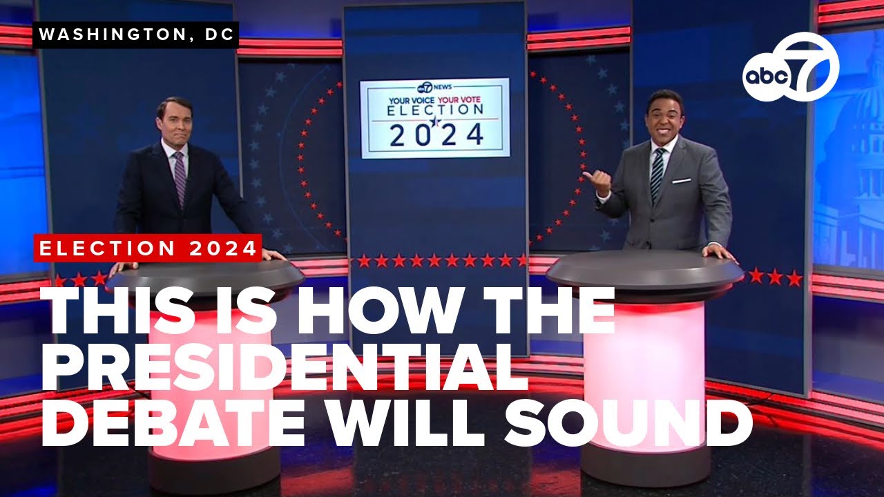 The sound for the Presidential Debate, explained - YouTube