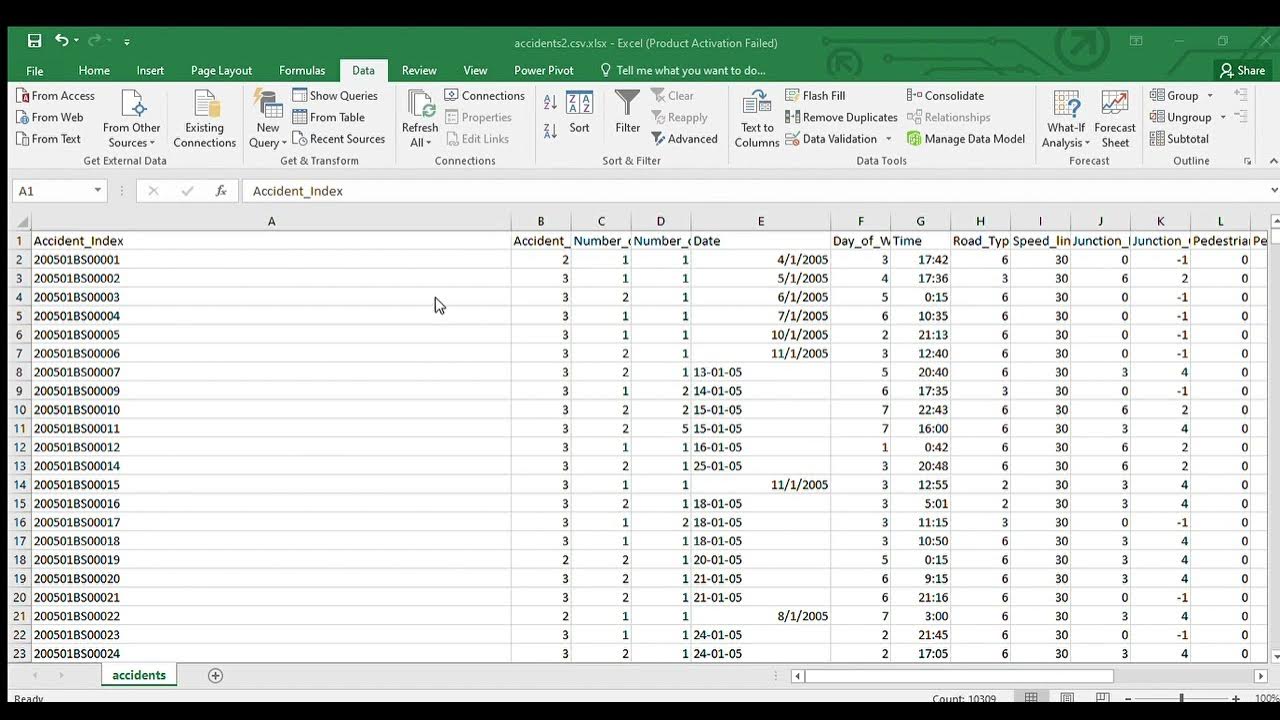 how to convert the dataset into columns and upload the csv file on weka ...