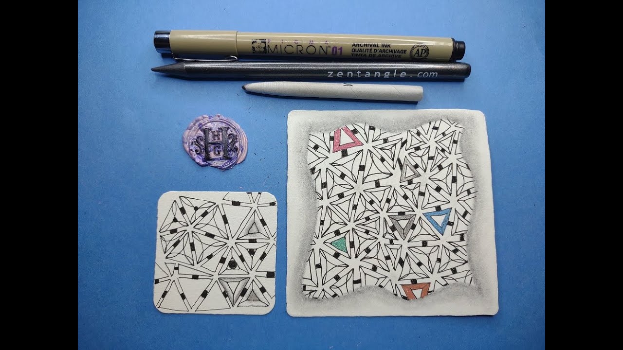 Zentangle® Quickie: Tripoli - YouTube