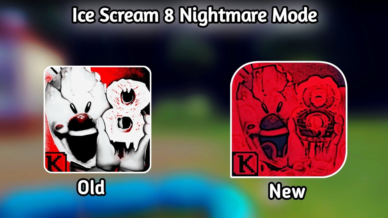 Ice Scream 8 Nightmare Mode (Old) VS Ice Scream 8 Nightmare Mode (New ...