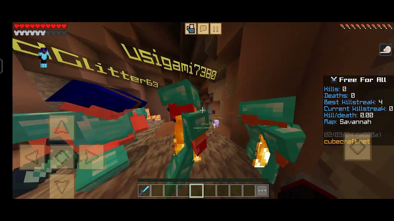 Crafting and building Local Minecraft ( Cube Craft server ) fun and ...