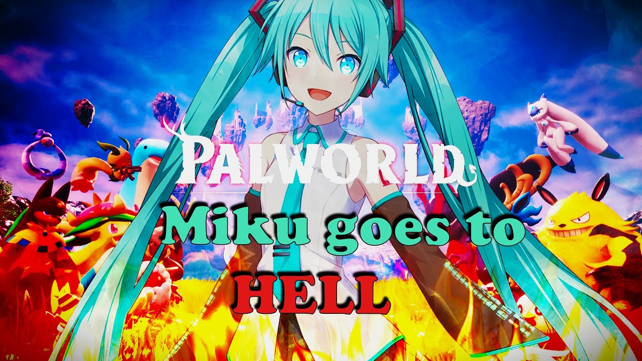 Hatsune Miku frickin DIES - PALWORLD HARD MODE - YouTube