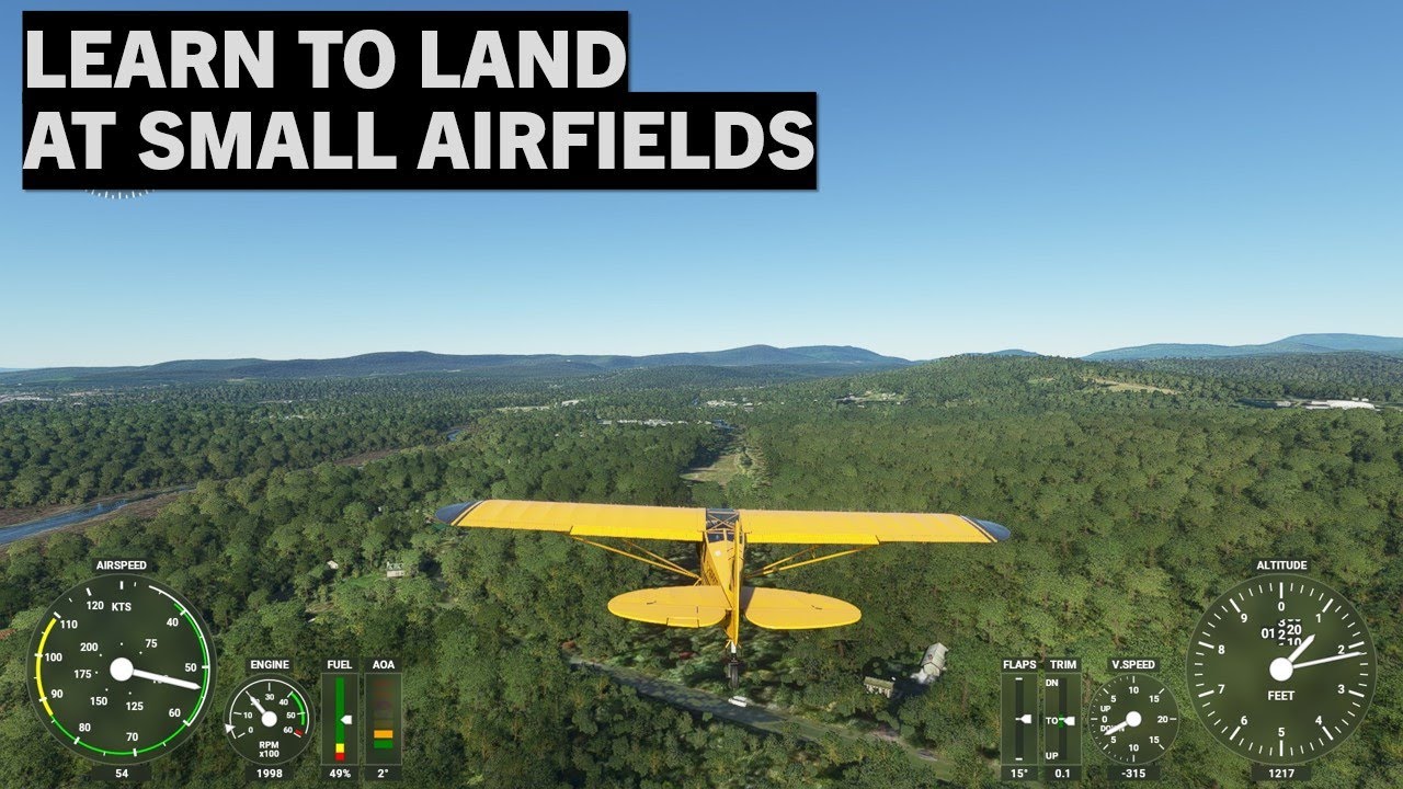 Short Field Landings In Microsoft Flight Simulator | Tutorial - YouTube
