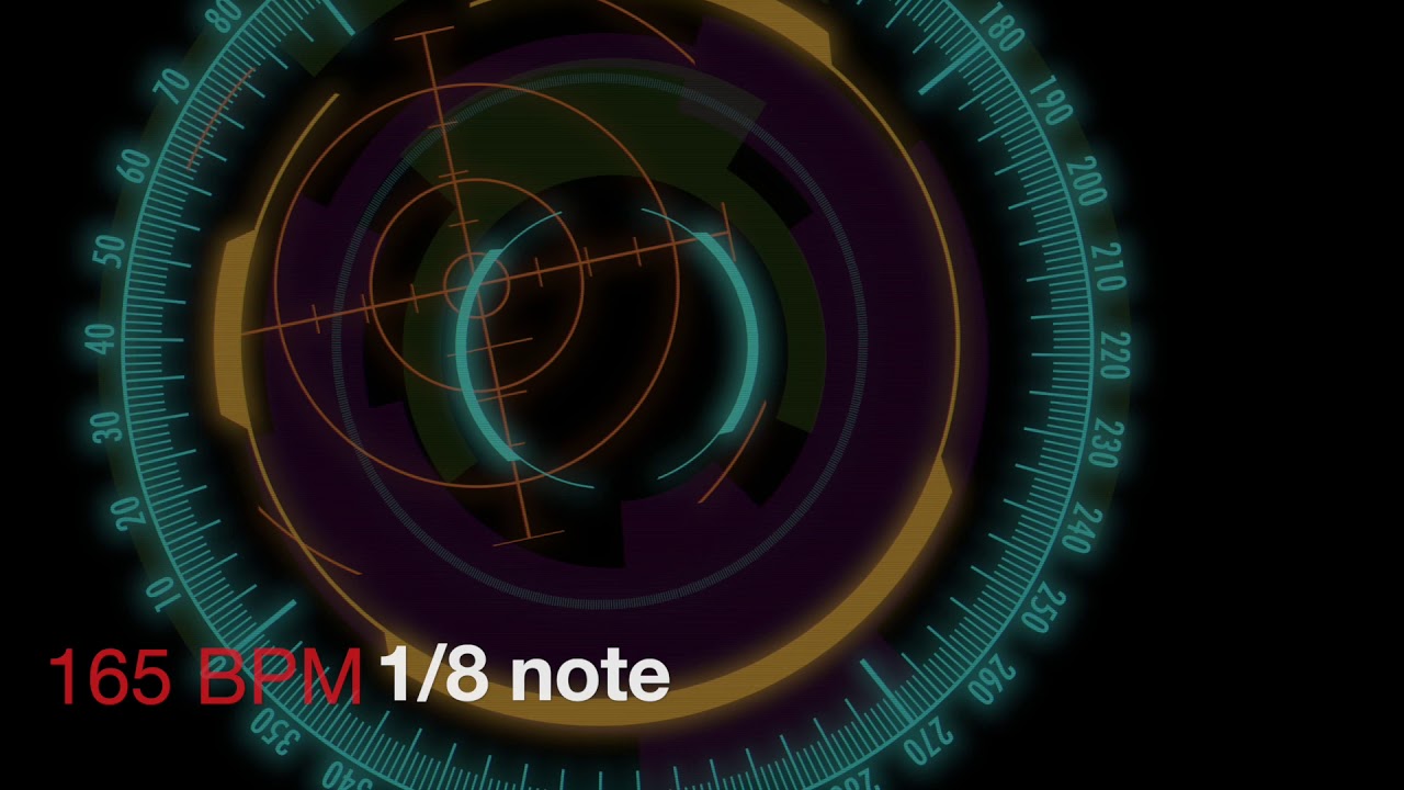節拍器 165 BPM 1/8 note Metronome - YouTube