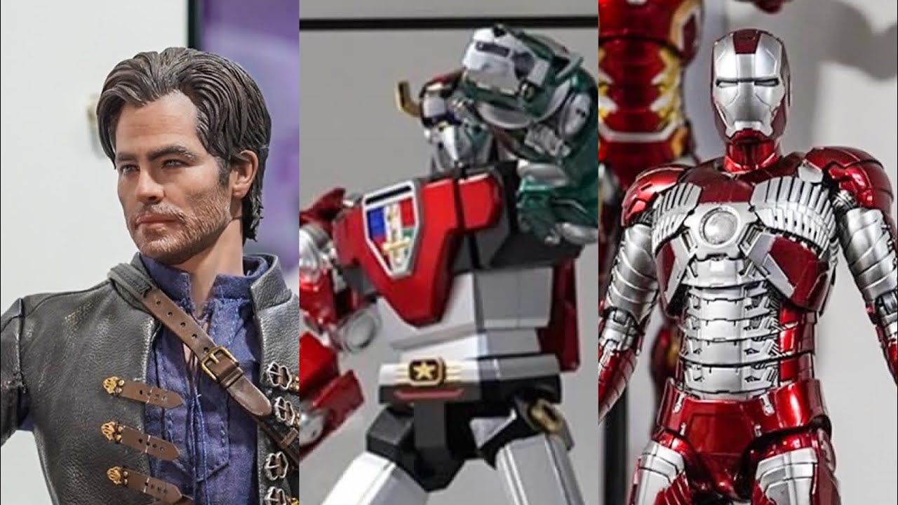 New threezero action figures on display - YouTube