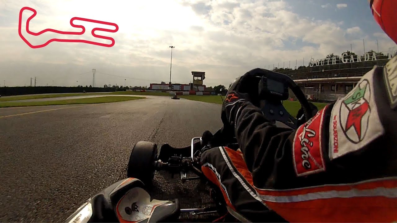 On Board Marco Cremaschi KZ2 South Garda Karting Lonato Old Track ...