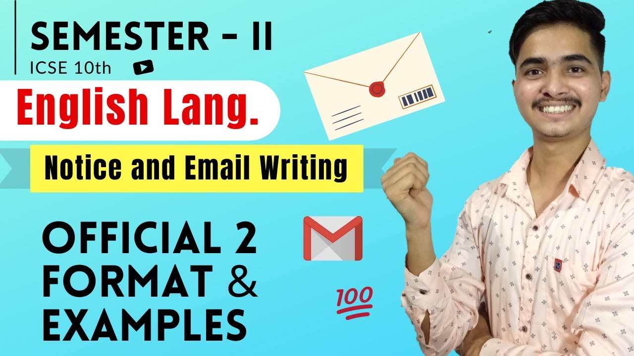 Email And Notice Writing | Marking Scheme ICSE 10 English Language ...