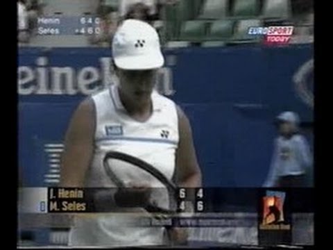 Australian Open 2001 1/8 Finale - Seles vs Henin part 1 - YouTube