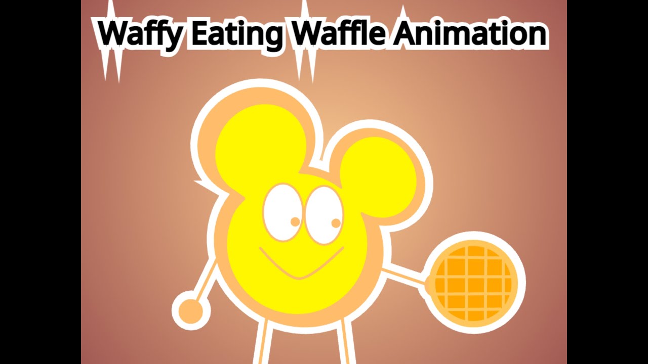 Waffy Eating Waffle Animation - YouTube