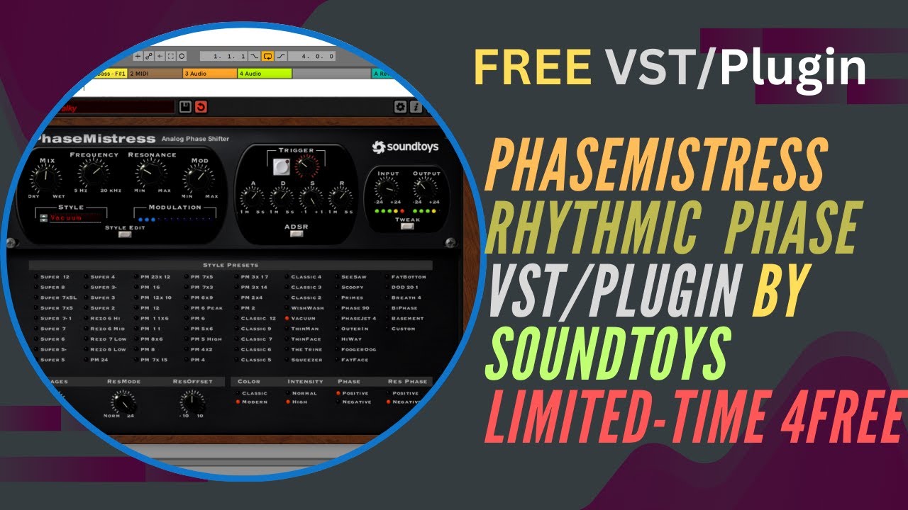 PhaseMistress - Rhythmic Phase VST/Plugin by Soundtoys (Limited-Time ...