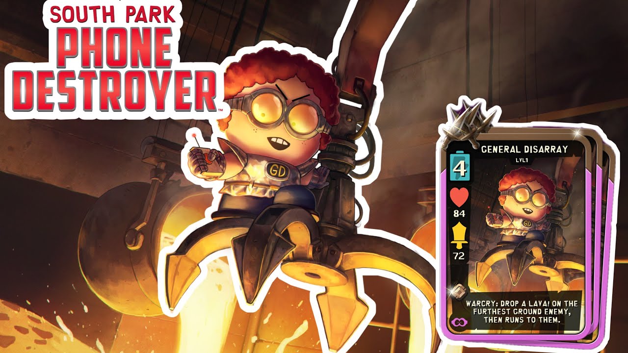 ¡GENERAL DISARRAY LA NUEVA TARJETA!/SOUTH PARK PHONE DESTROYER - YouTube