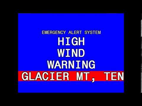 EAS High wind warning - YouTube