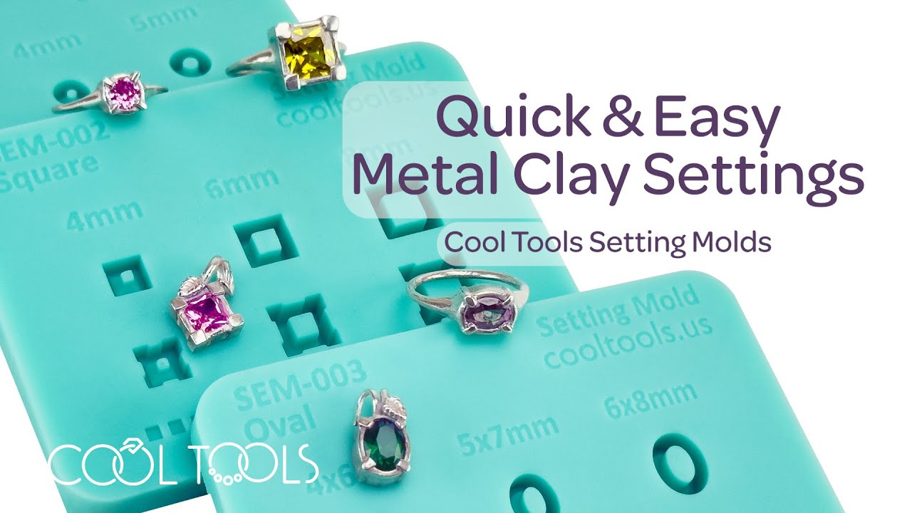 Cool Tools | Setting Molds | Quick & Easy Metal Clay Stone Settings ...