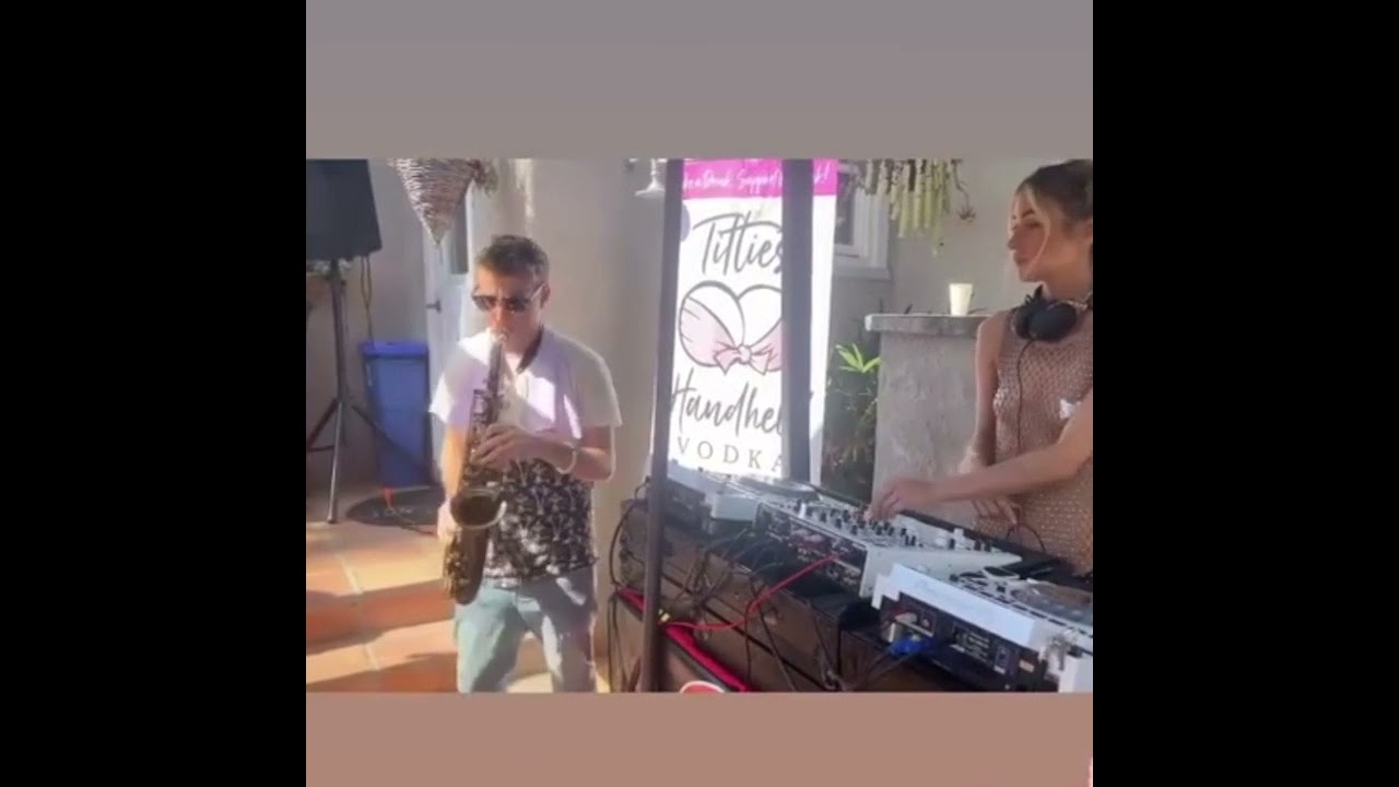 Pacific Beach Party Launch Event in - DJ and Sax - YouTube
