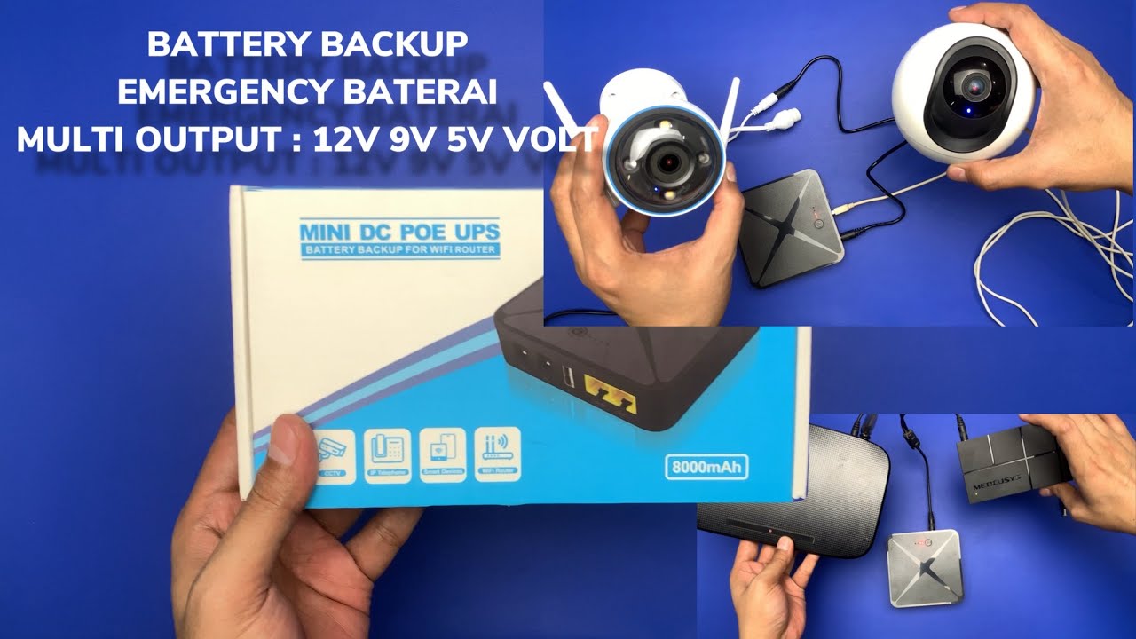 Mini UPS DC 🔥 Battery Backup Smart Portable Mini UPS 🔥 Unboxing + Quick ...