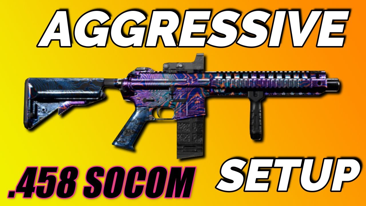 Best Aggressive .458 Socom Class Setup! M4A1 Class Setup! Best Modern ...