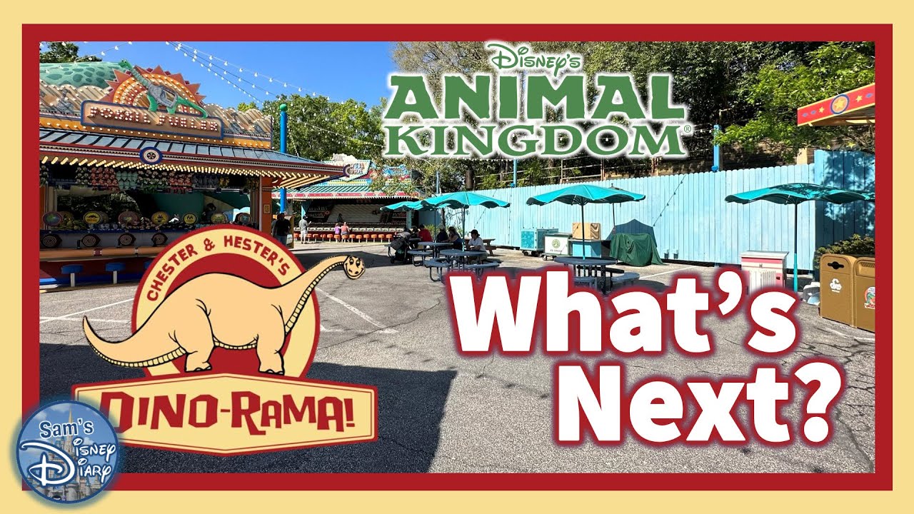 Last Walk Through Dino-Rama? Walt Disney World Animal Kingdom - YouTube