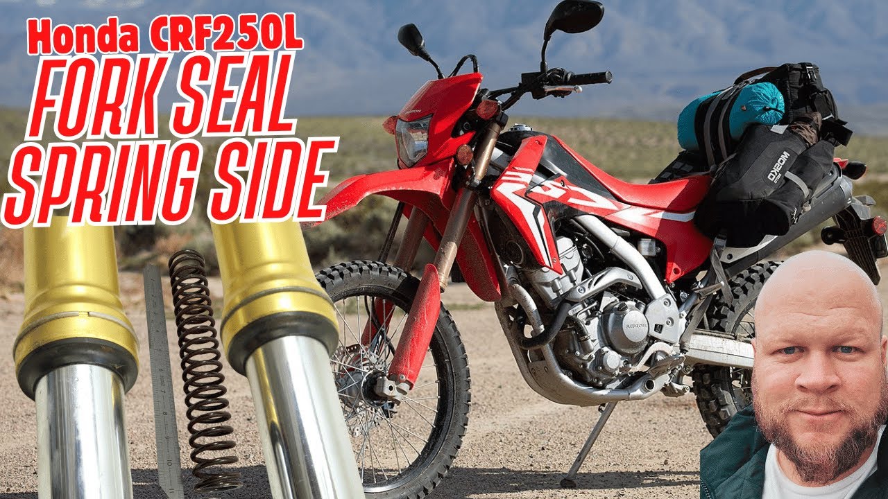 Honda CRF250L CRF300L Fork Seal Replacement - Spring Side Fork - YouTube