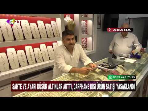 Sahte ve ayarı düşük altınlar arttı, darphane dışı ürün satışı yasaklandı