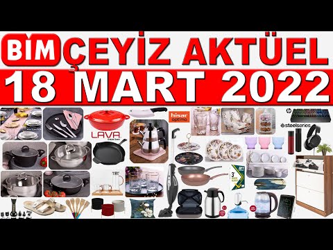 BİM ÇEYİZLİK 18 MART 2022 KATALOĞU | BİM AKTÜEL TENCERE VE TAVA | BİM HAFTAYA CUMA NELER VAR