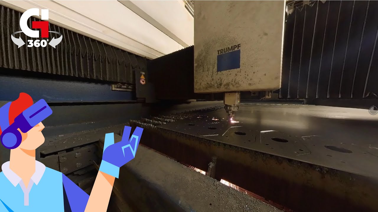 SMG 360° - La découpe laser - YouTube