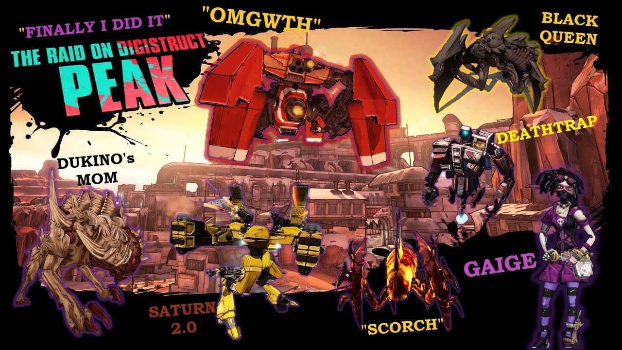 Borderlands 2 | The Raid on Digistruct Peak | Using Keyboard & Mouse ...