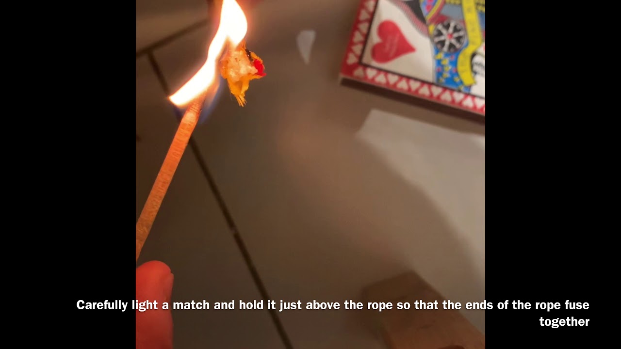 How to fuse rope - YouTube