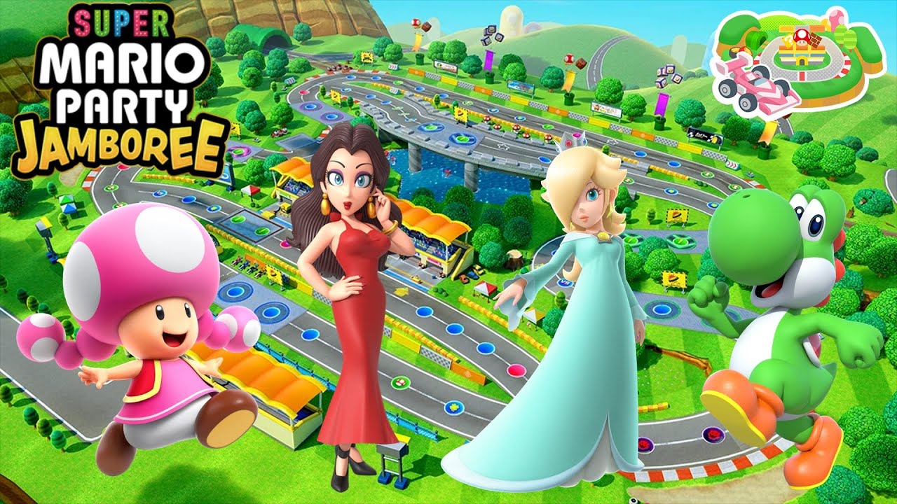 Super Mario Party Jamboree - Celebrating a Birthday at Roll 'em Raceway ...