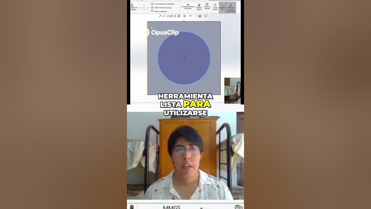Descubre el Punto Medio de una arista en #solidworks | Aprende CAD XD - YouTube