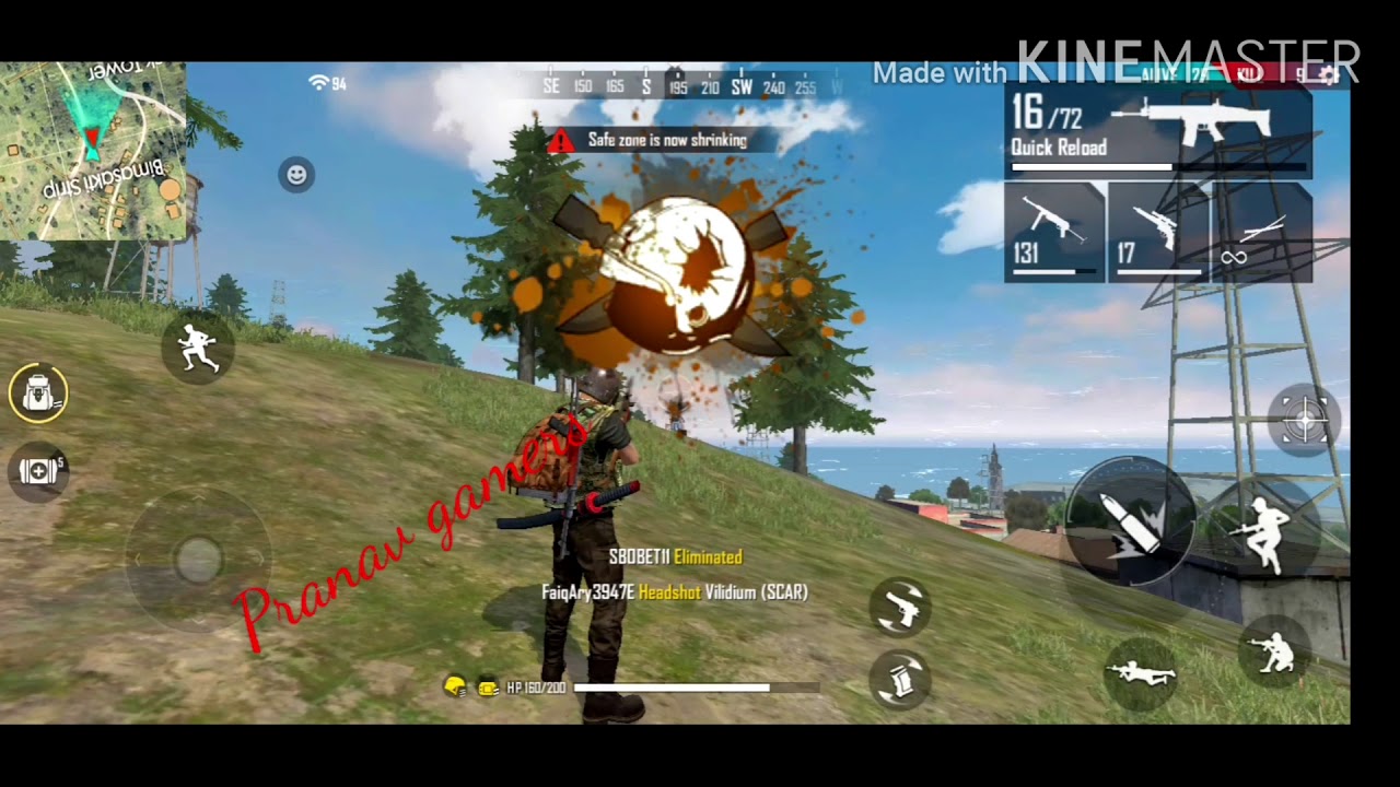 Free fire (adam challeng)how to play with Adam - YouTube