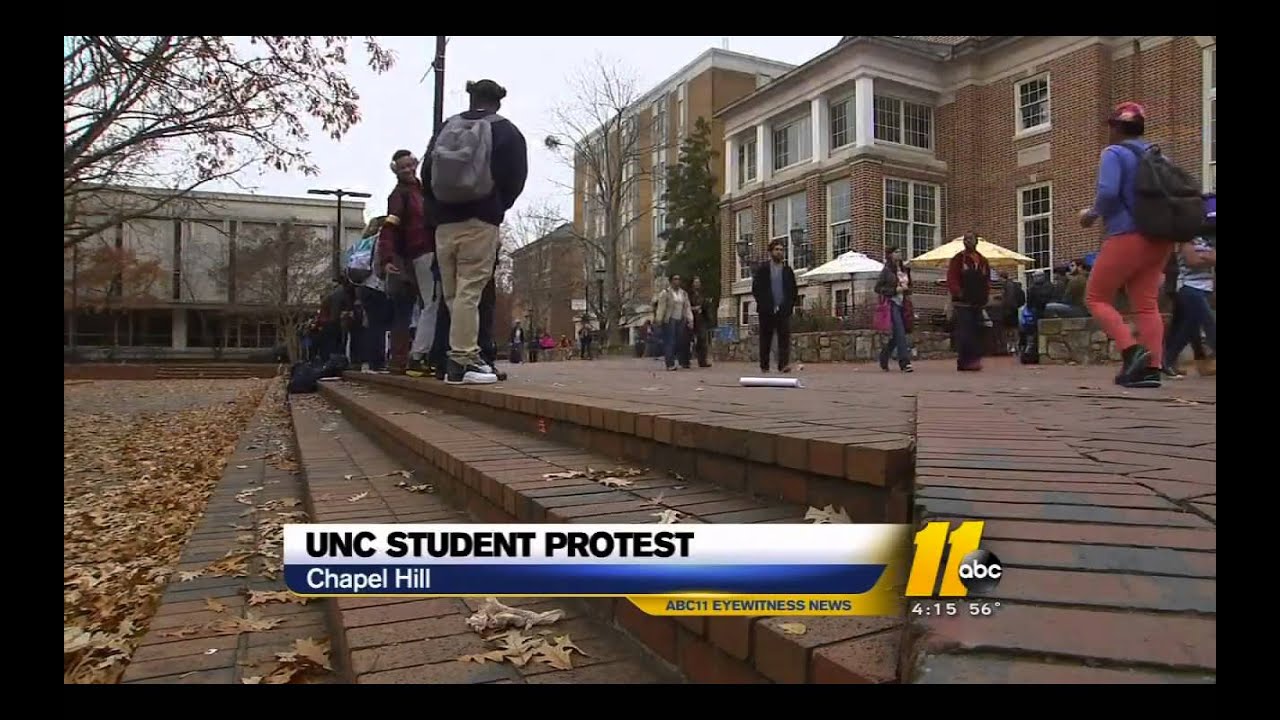 Peaceful Protest in the Pit @ UNC (ABC-11) - YouTube