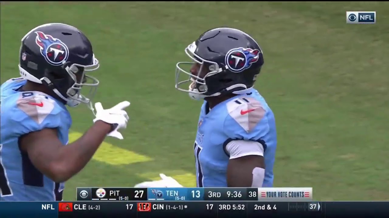 AJ Brown 73 Yard Touchdown Catch | NFL Week 7 - YouTube