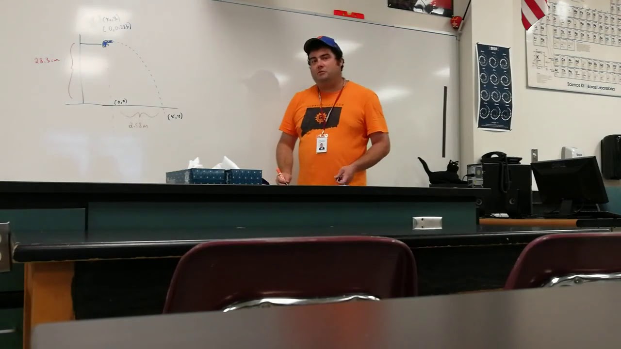 Squirt Gun Projectile Motion Lab (8/2019) - YouTube